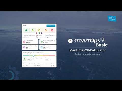 smartOps CII Calculator | MariApps Marine Solutions