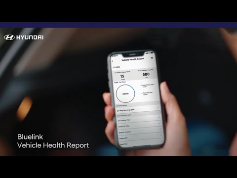 Hyundai I Beyond Mobility – Bluelink Technology (Vehicle Health Report)