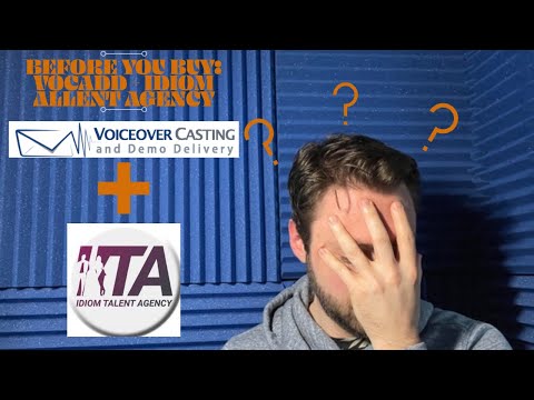 Website for voiceover work | Vocadd review and Idiom Talent Agency