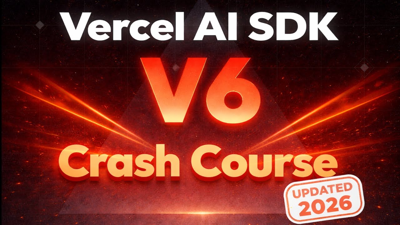 Vercel AI SDK  Crash course 2026