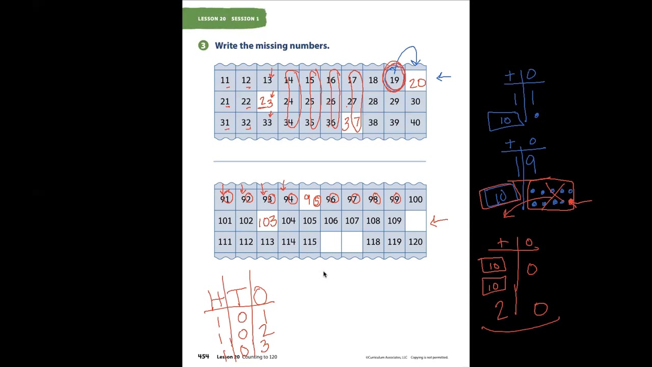 L20 S1 pg 454 Counting to 120