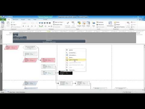 Microsoft Project - Network Diagram