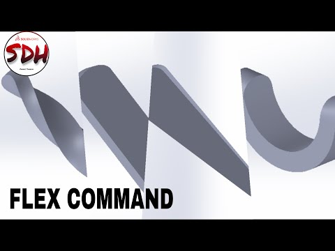 Flex command tutorial | Solidworks Design Hub