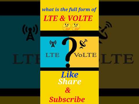 Mobile network me "VoLTE" & "LTE" kya hota hay ?|| #VoLTE vs LTE #biofac #shorts