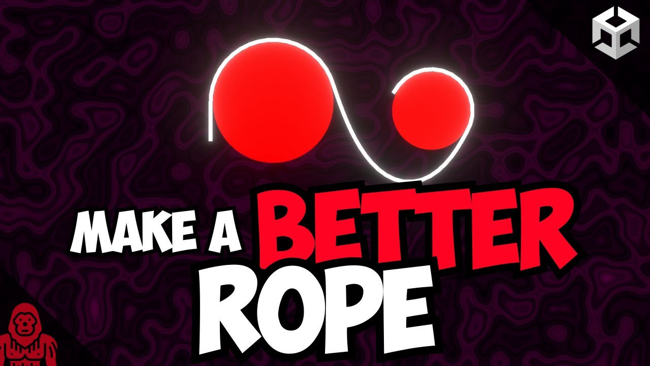 Make a custom rope (with collisions) using VERLET Integration (Unity Tutorial)