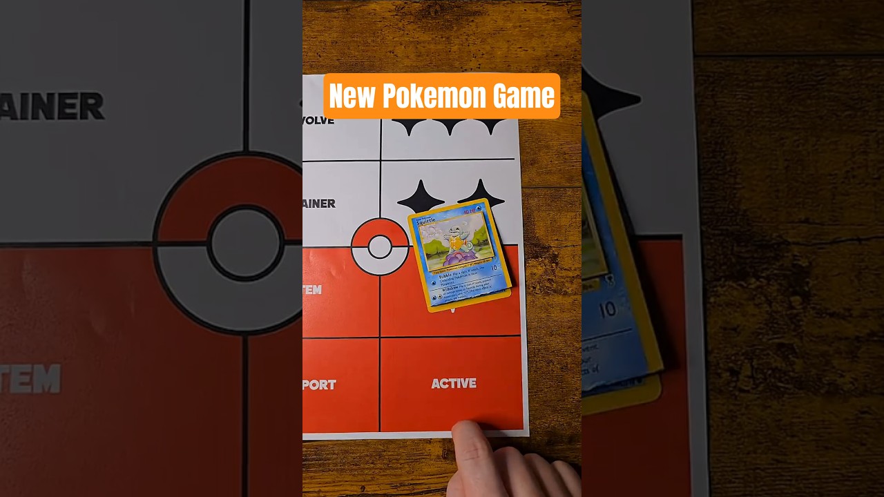Pokemon TCG and Origami (A New way to play the Pokemon Card Game)