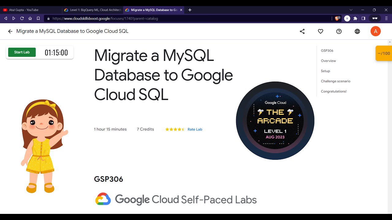 Migrate a MySQL Database to Google Cloud SQL | GSP306 | Atul Gupta #qwiklabs