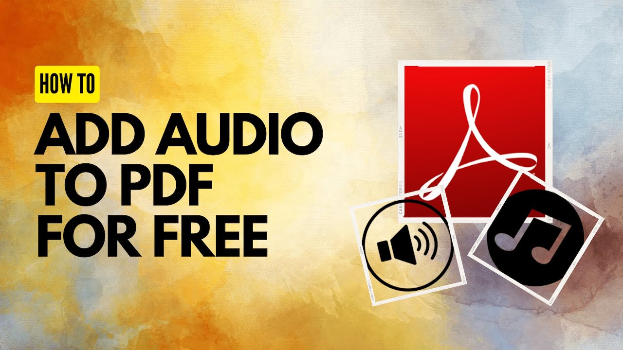 How to Add Audio to PDF Free and Easily?