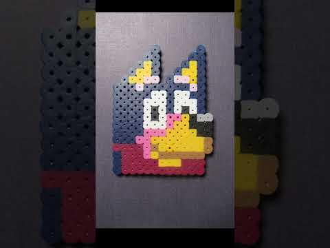 Perler Bluey Faces - #22 - Bandit in The Decider @perlerbrand @BlueyOfficialChannel