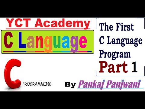 Learn C Programming The First C Language Program Part 1 - Mind Luster