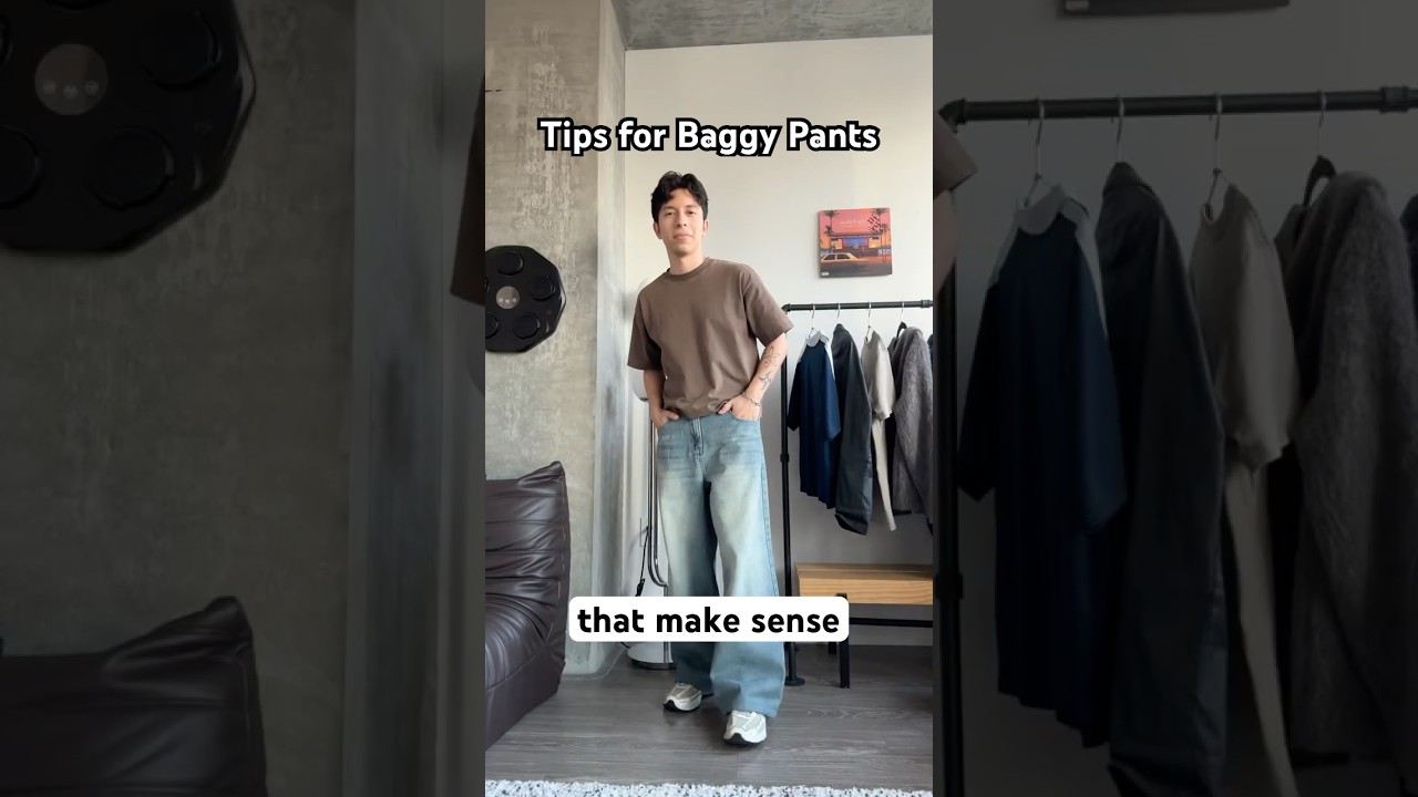 Why Your Baggy Pants Look Off (And How to Fix It) #BaggyOutfit #StyleHack