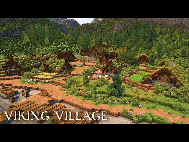 Riverside Viking Village Minecraft Map