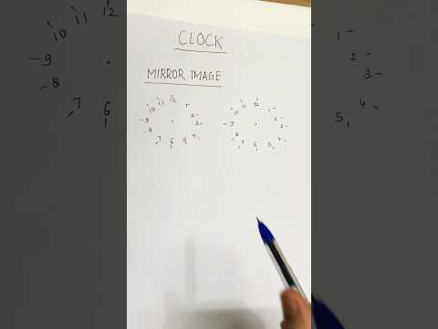 Mirror image of clock #shortfeed #shortsviral #mirrorimage #clock_reasoning_tricks #reasoningtricks