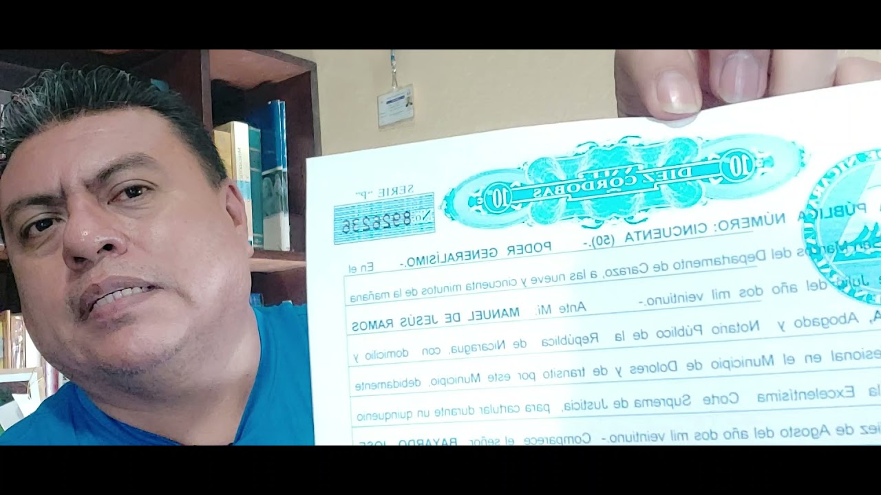 120 | TUTORIAL - PRINT MARGINS ON LEGAL STAMPED PAPER - Nicaragua