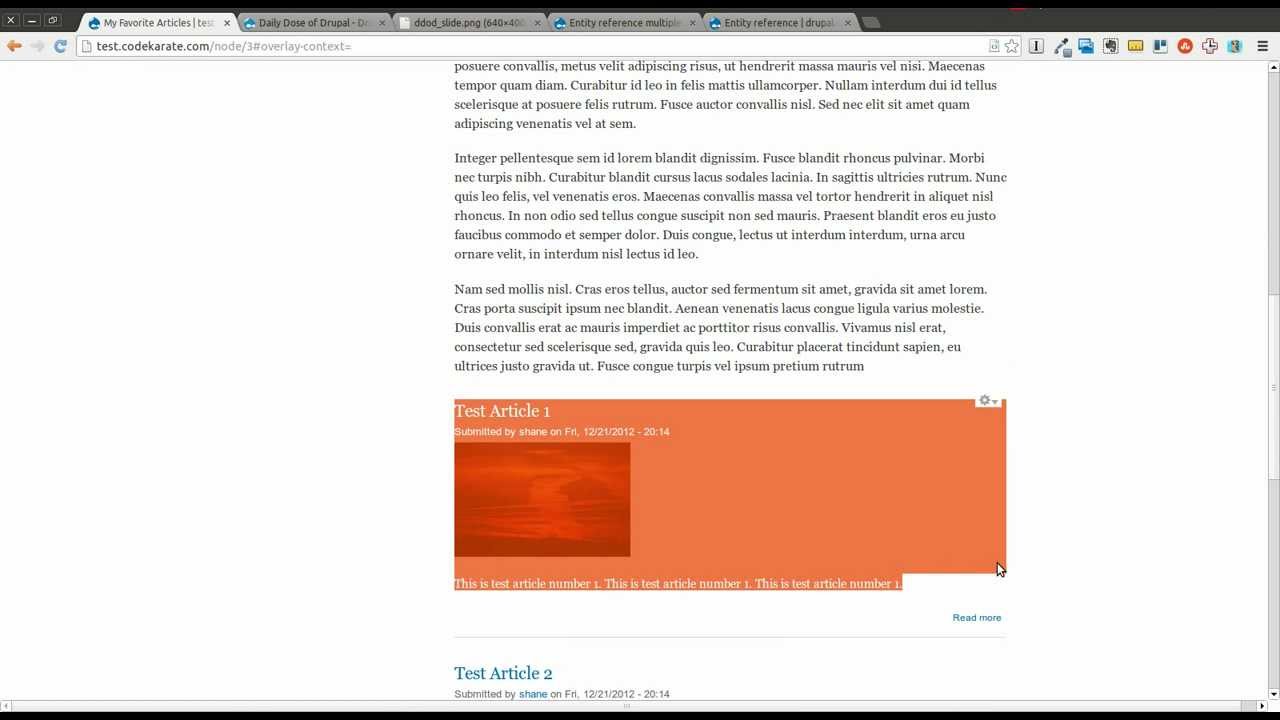 Drupal 7 Entity Reference Multiple Display module - Daily Dose of Drupal episode 84