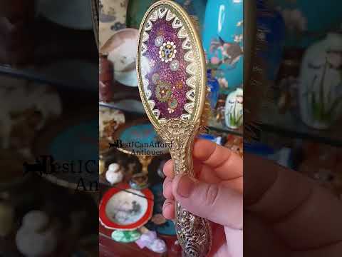 Japan and France got together and made the coolest f***ing hairbrush ever Ginbari Cloisonné Repoussé