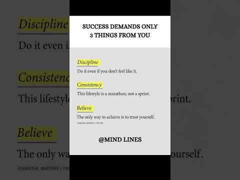 SUCCESS Demands ONLY | #motivation | #success | #quotes | #dailyquotes | #subscribe
