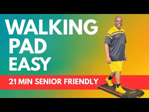 21-Min Easy Walking Pad Treadmill Workout | Mood Lifter