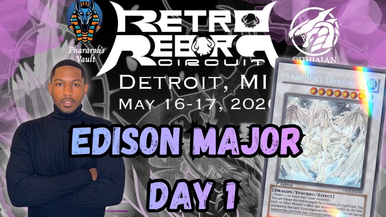 (RRC) Retro Reborn Circuit Detroit | Day 1 | Yu-Gi-Oh! Edison Format ft Legendary Jeff Jones!