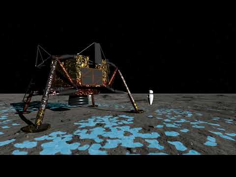 Virtual Moon's Apollo 11 Tranquility Base educational VR experience in Ecoverse