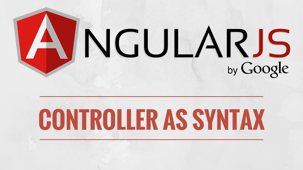 [ENG] AngularJs Tutorial - enhance our code with the Controller As Syntax