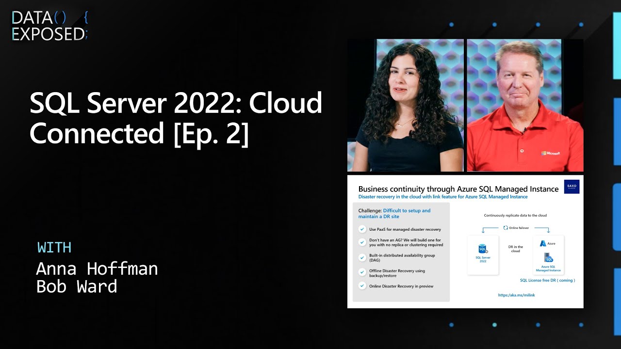 SQL Server 2022: Cloud Connected [Ep. 2] | Data Exposed