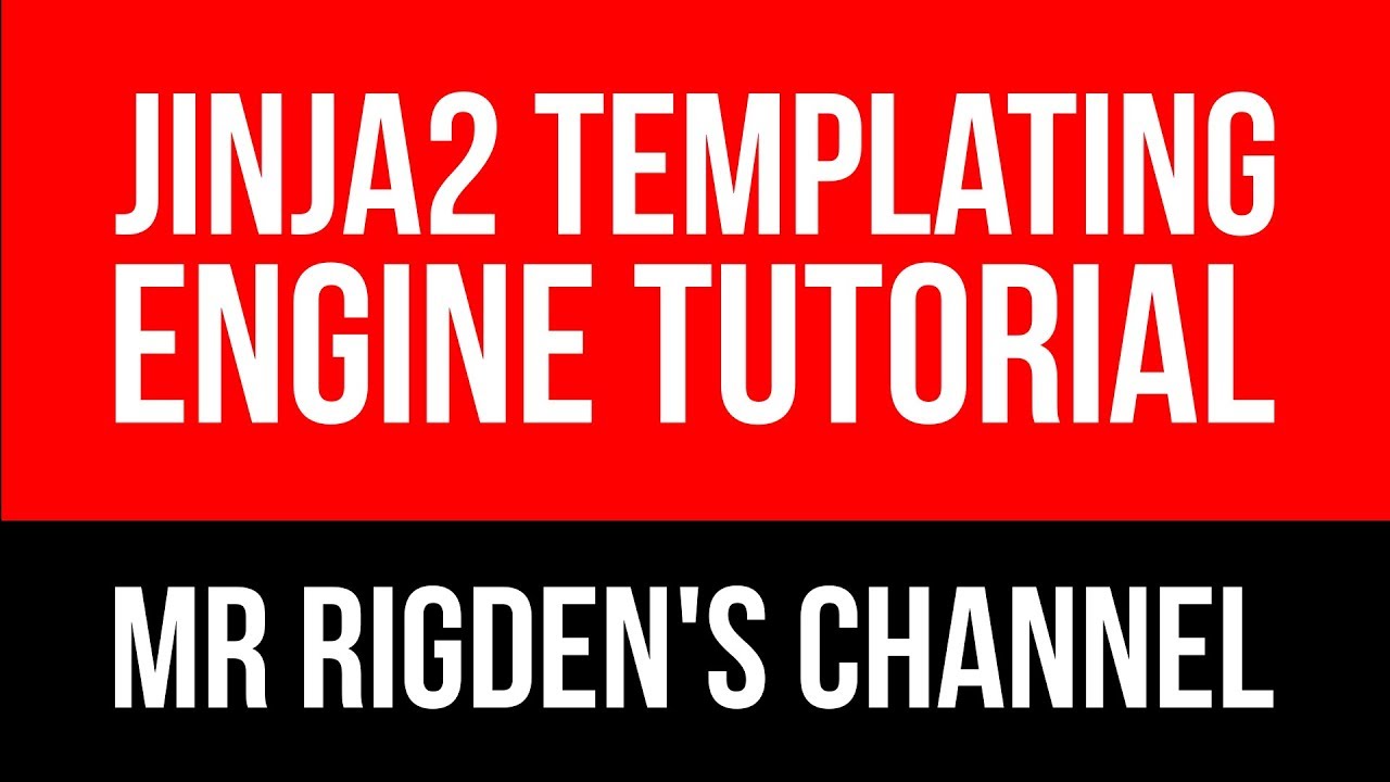 Jinja2 Templating Engine Tutorial