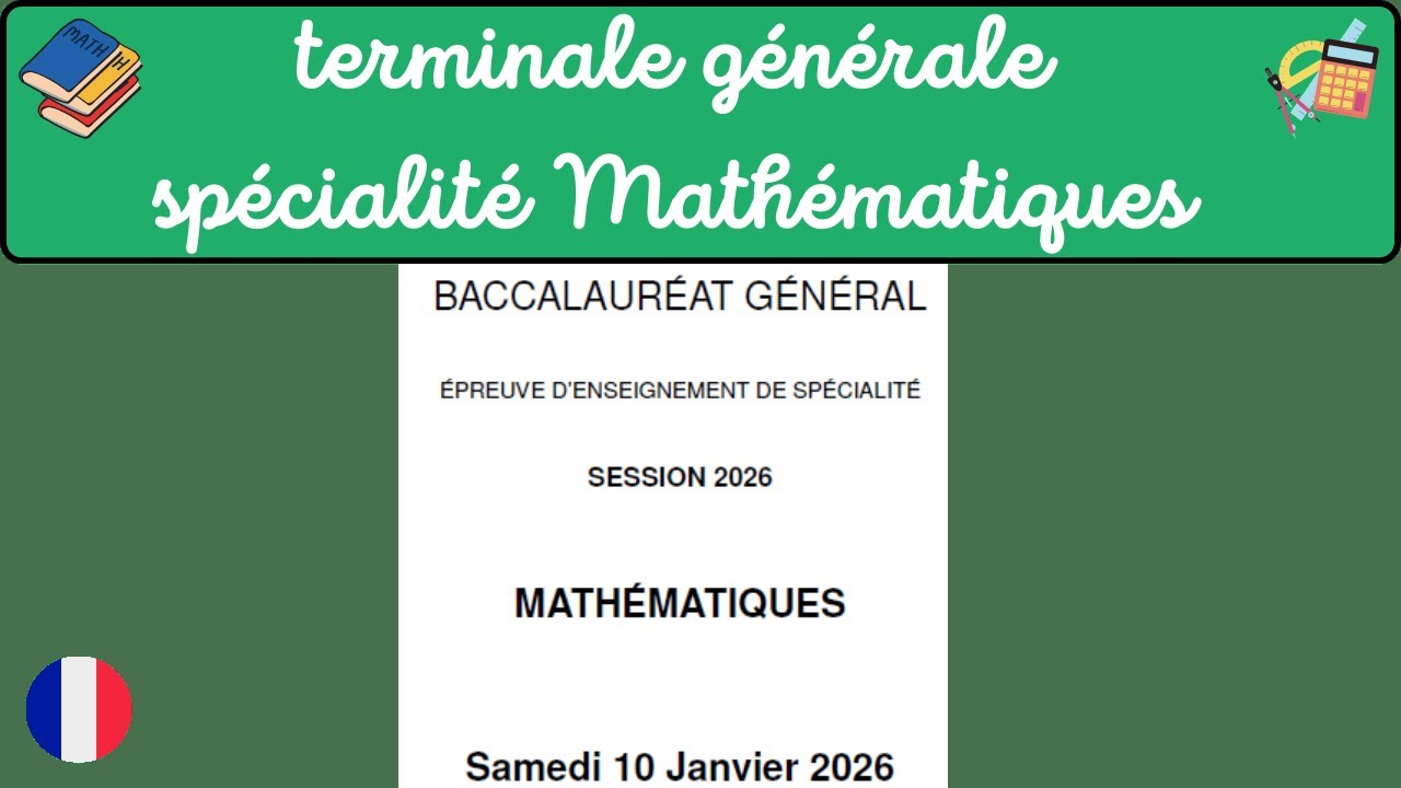 [FR] Terminale Spé maths - Bac blanc 1