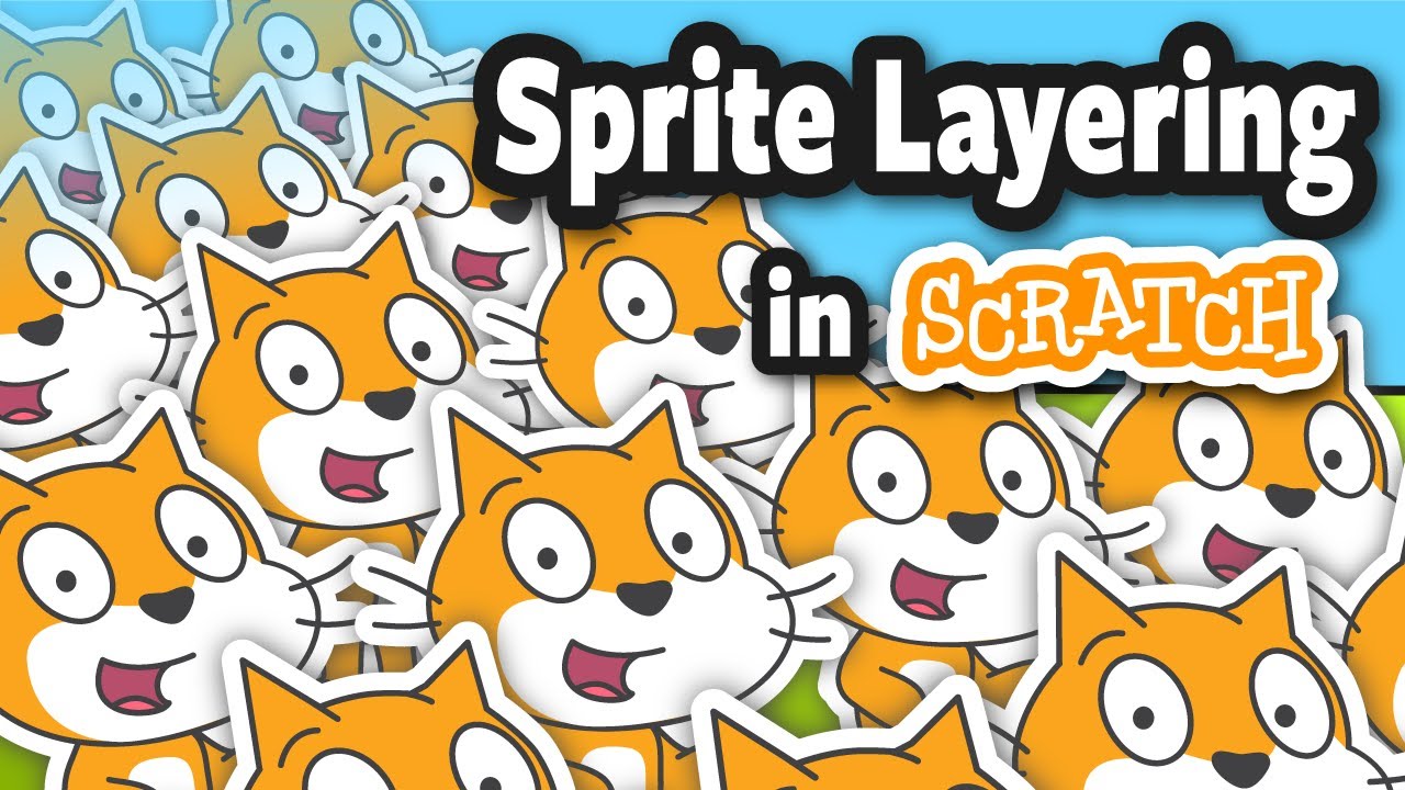 スクラッチでスプライトのレイヤーを調整する方法【ベルトスクロールの奥行き表現】
