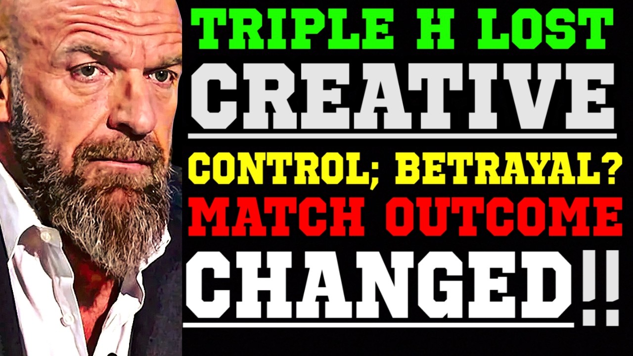 WWE News! Triple H Lost WWE Creative Control! WWE Title Change Decided Late! Betrayed Teased On Raw