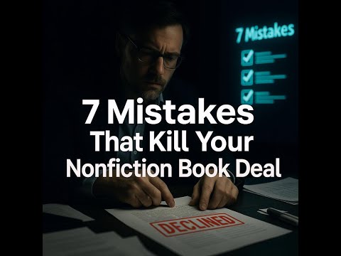 7 Mistakes That Kill Your Nonfiction Book Deal (And How to Avoid Them)