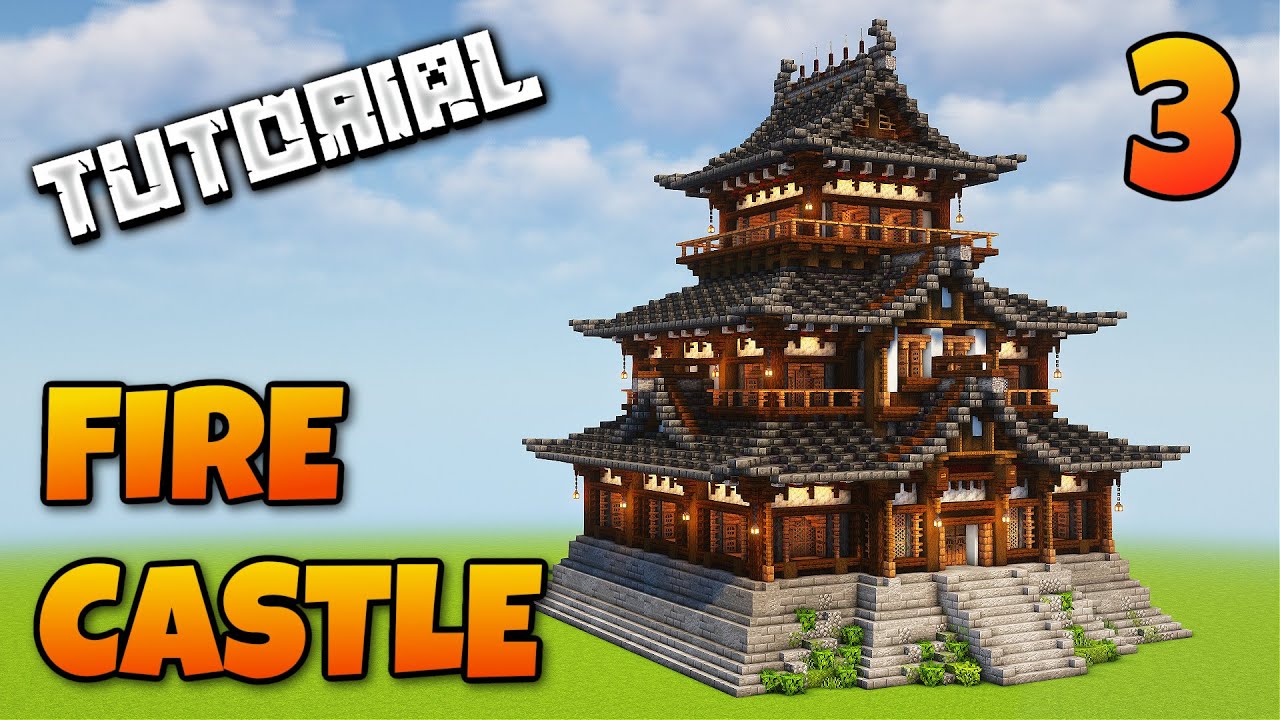 Fire Castle | Minecraft Tutorial - Part 3