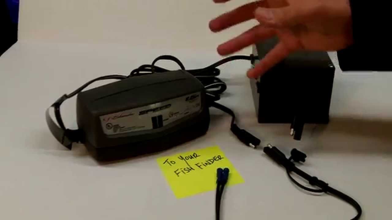 Quick Connect & Charging kit upgrade option from Fish Finder Mounts .com