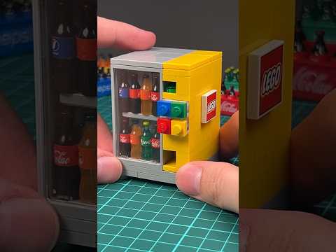 Working Lego Soda Vending Machine #lego