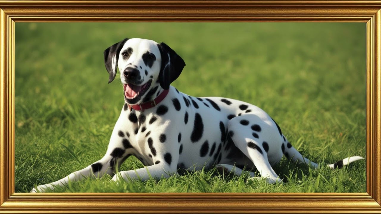 Dalmatian Dog - TV Art - Screensaver - Wallpaper - Frame Art