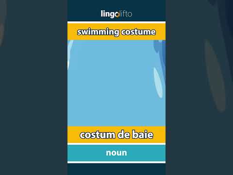 🇬🇧🇷🇴 swimming costume - costum de baie : learn English : să învățăm engleza : vocabulary builder