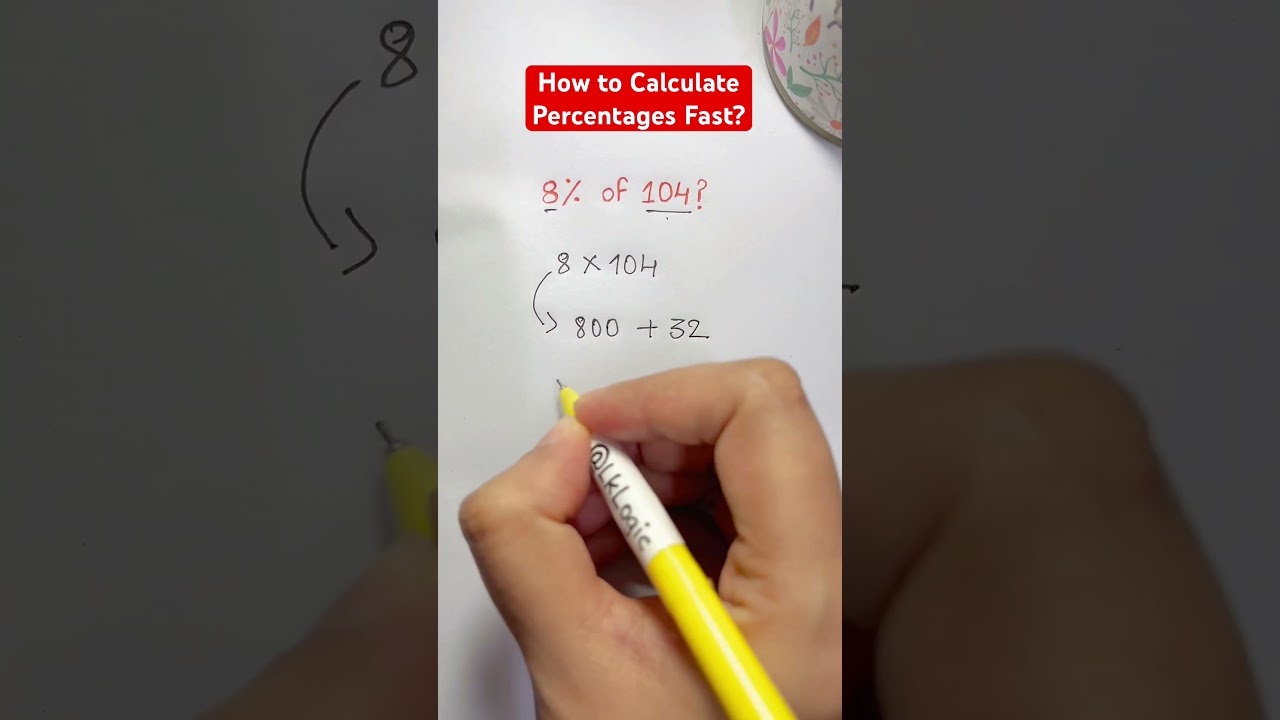 How to Calculate Percentages Fast?