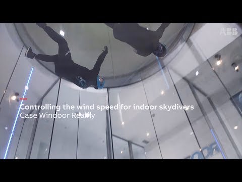 Case Windoor realfly β Controlling the wind speed for indoor skydivers