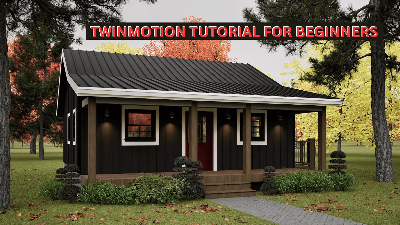 Stop Rendering in Revit! Twinmotion Beginner Tutorial - Part 3: Placing Vegetations & Objects