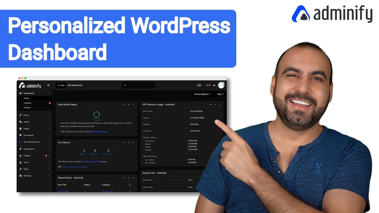 Customize Your WordPress Like a Pro with Adminify!