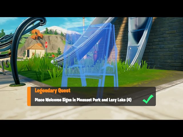 Fortnite Welcome Signs location: Where to place welcome signs at ...