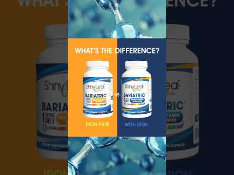 Who should take Iron-Free vs with Iron Bariatric Multivitamin?