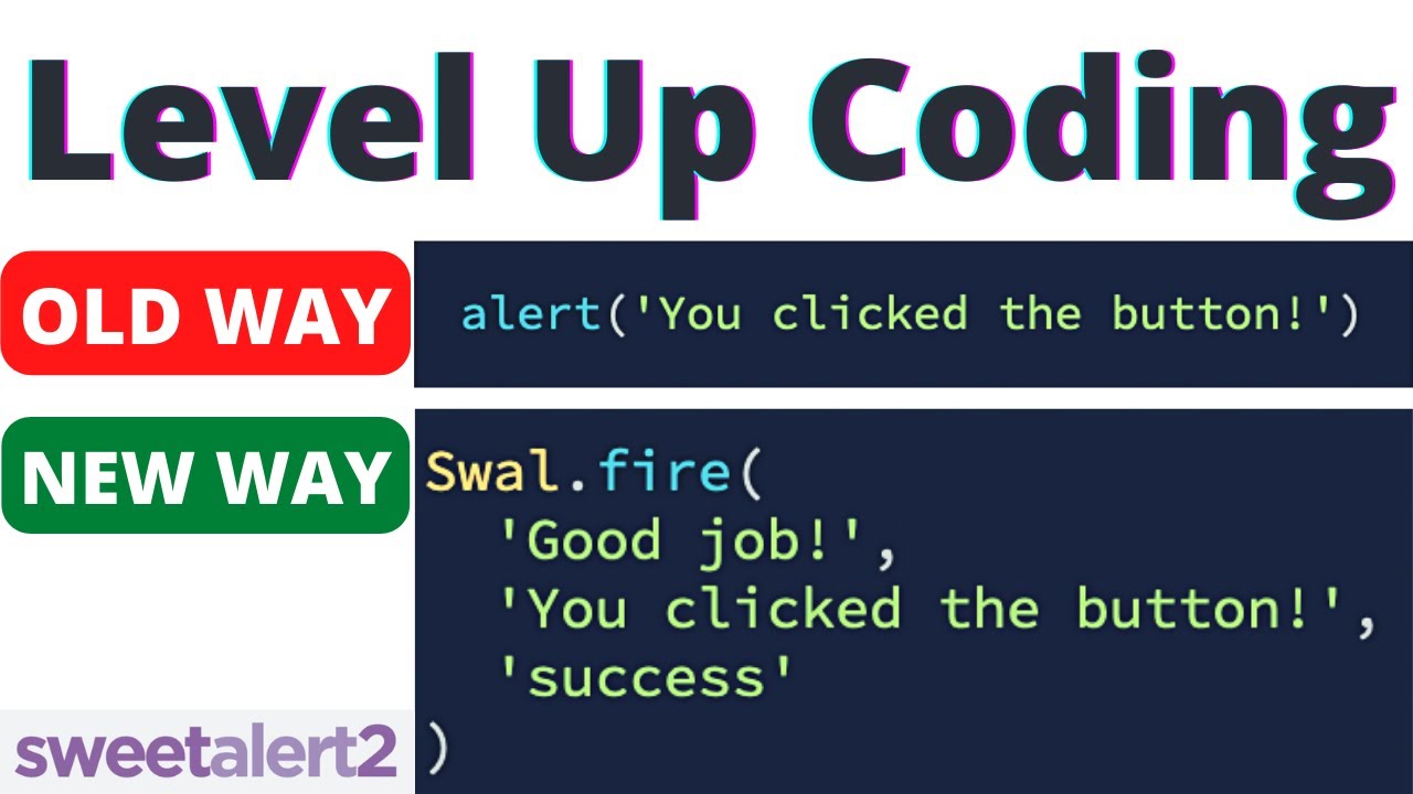 Still Using JavaScript ALERT ? Try SweetAlert2 | Level Up Coding 💪