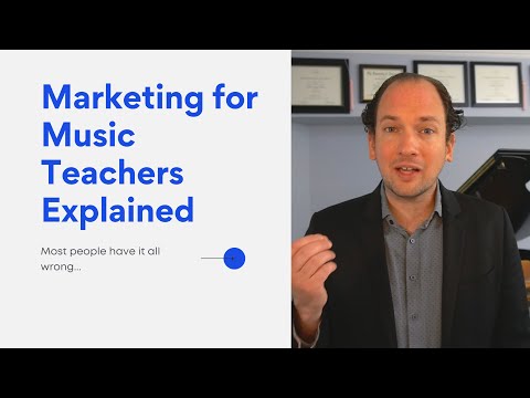 Most Music Teachers Have the Definition of Marketing Wrong. Here's How it Works.