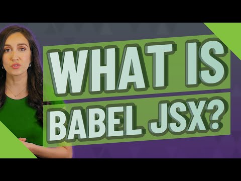What is Babel JSX?