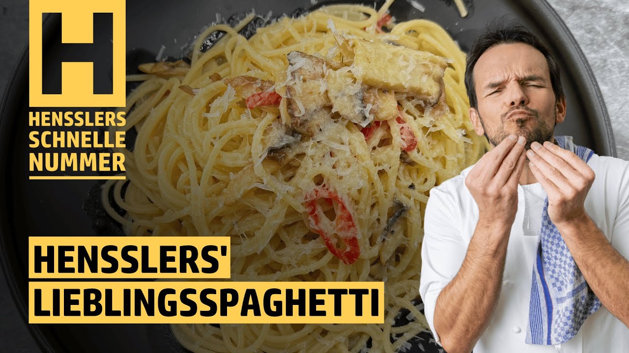 Quick Hensslers' favorite spaghetti recipe by Steffen Henssler