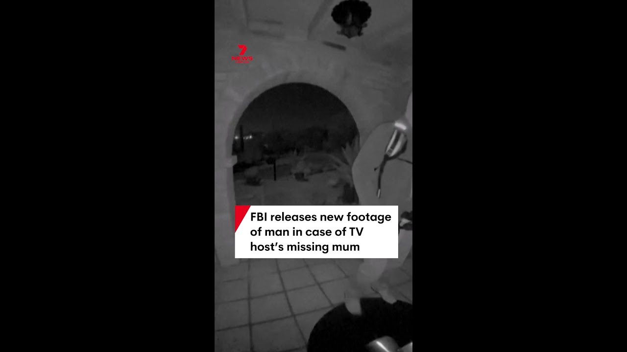 FBI releases new footage of man in case of TV host’s missing mum