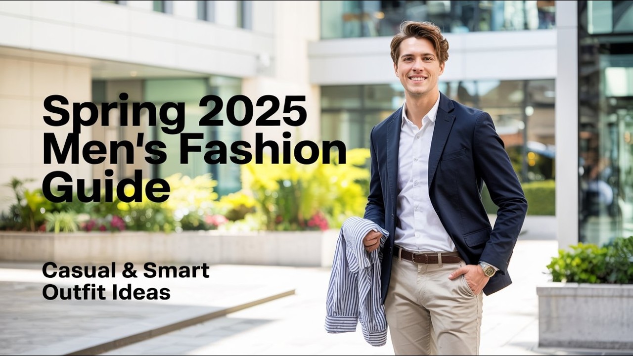 Spring Men’s Fashion Guide Casual & Smart Outfit Ideas
