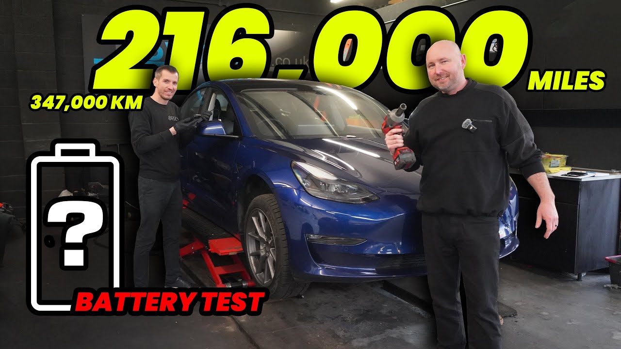 Assessing the Longevity of a High Mileage Tesla Model 3: Battery Health ...