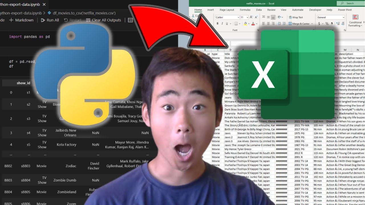 EXPORT Data in Python with ONE LINE of Code [2 Mins!]